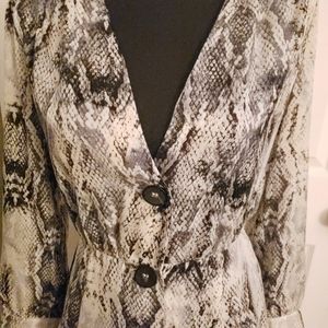 Zara | Dresses | Zara Snake Print Dress | Poshmark